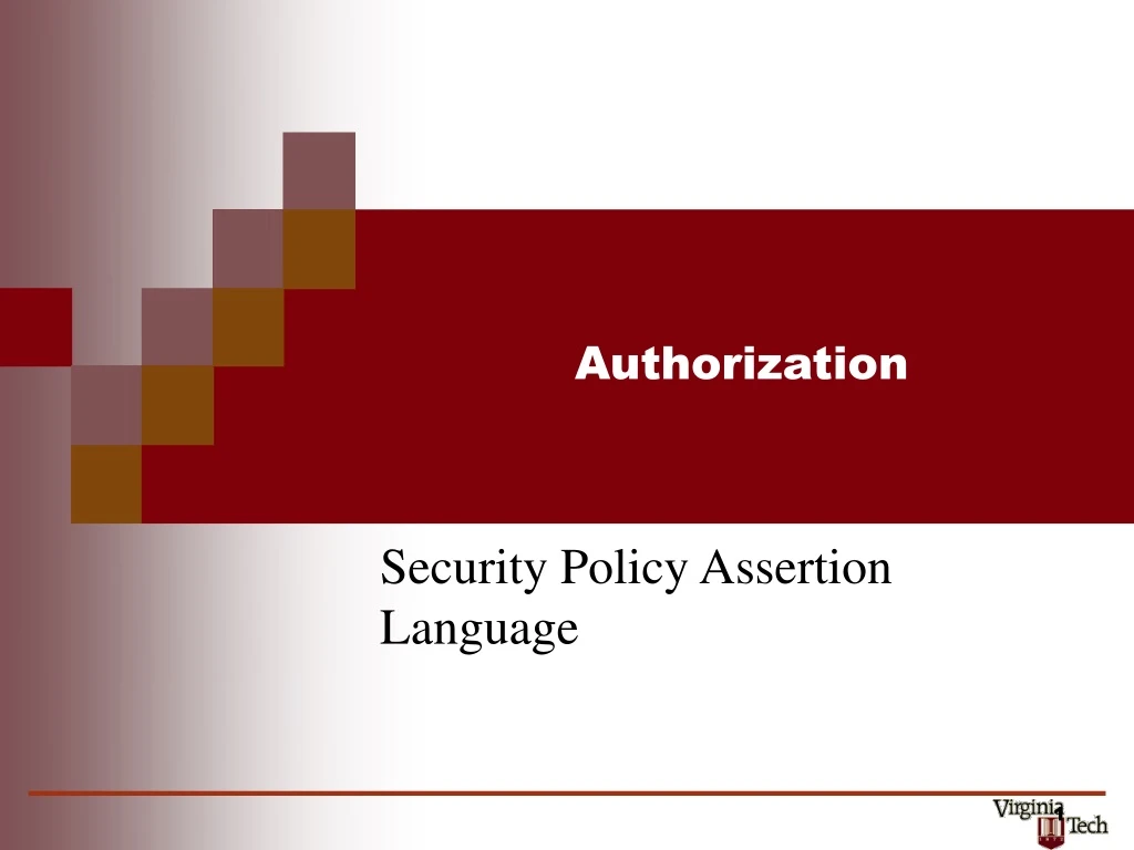 PPT - Authorization PowerPoint Presentation, free download - ID:9226084