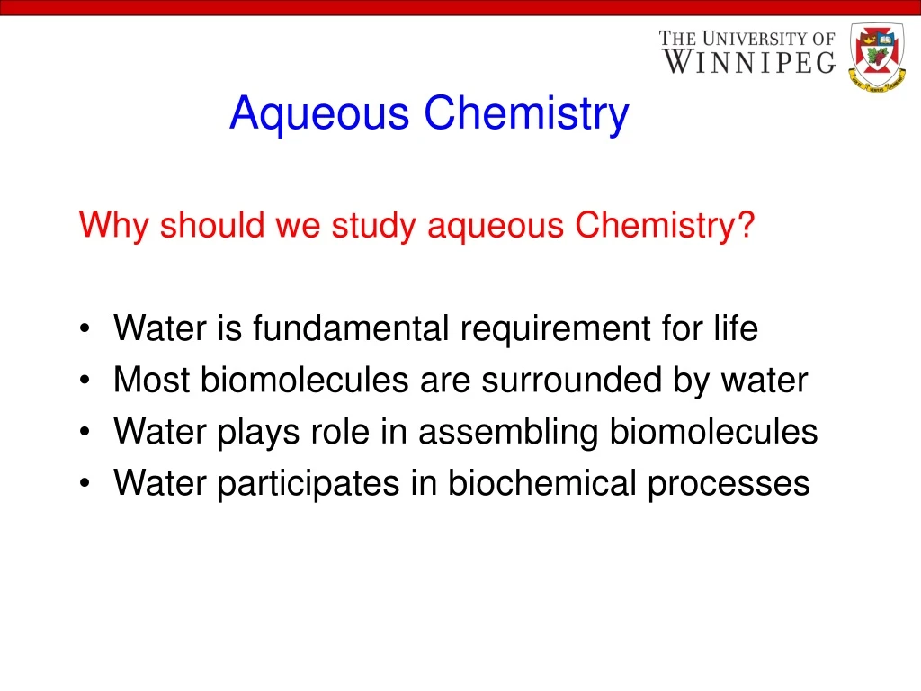 PPT - Aqueous Chemistry PowerPoint Presentation, free download - ID:9228376