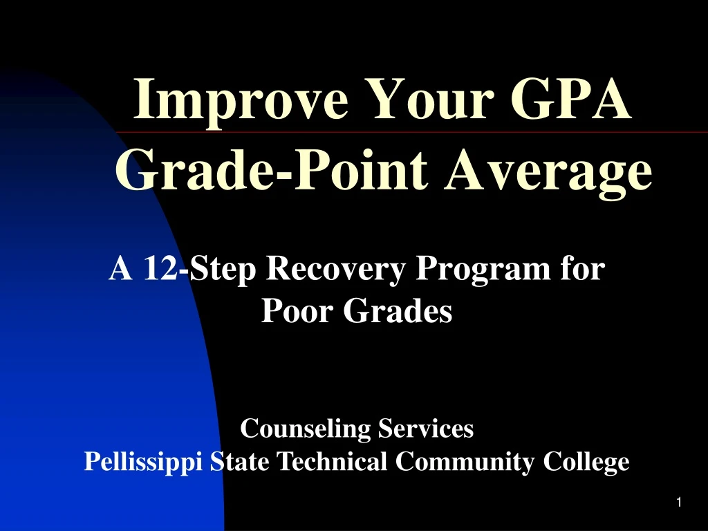PPT - Improve Your GPA Grade-Point Average PowerPoint Presentation ...