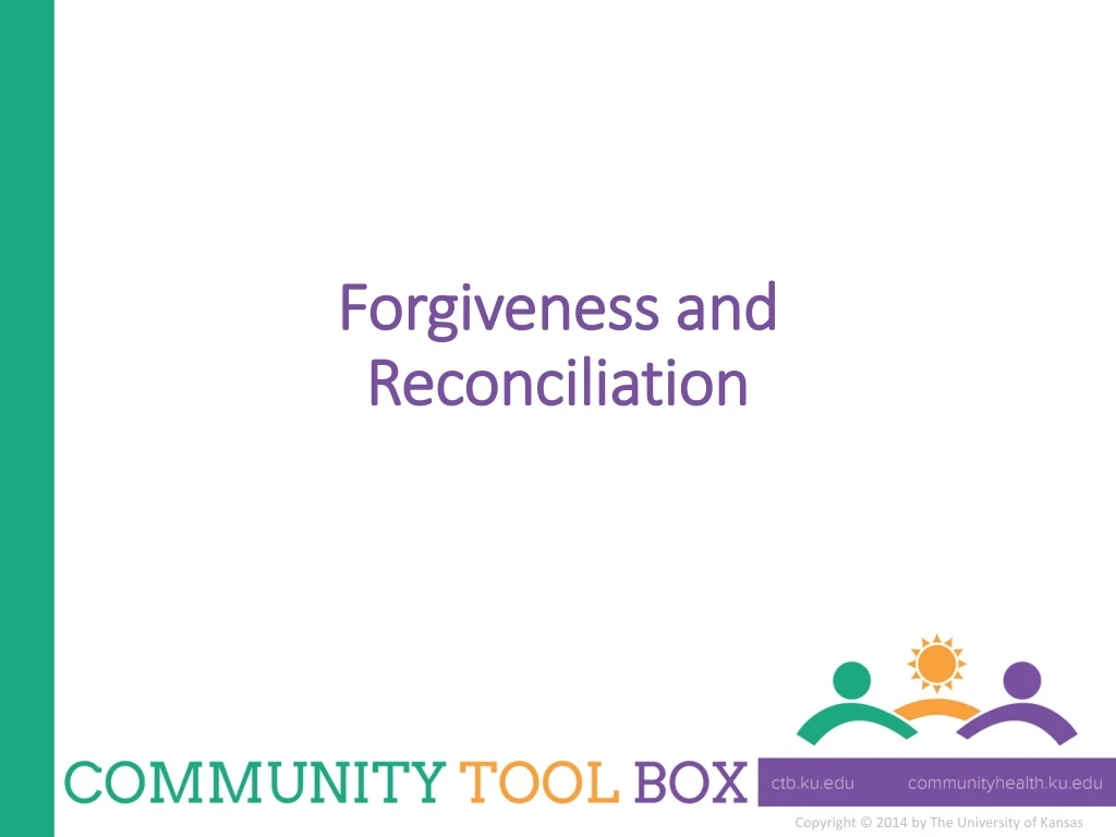 PPT - Forgiveness and Reconciliation PowerPoint Presentation, free ...