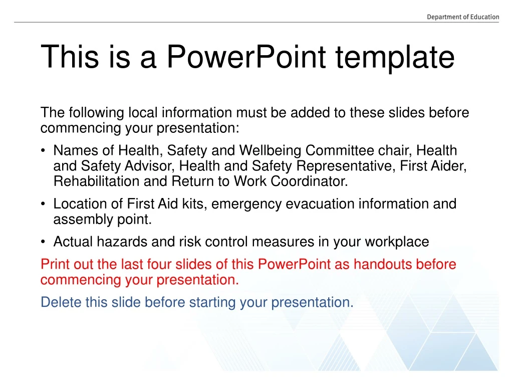 PPT - This is a PowerPoint template PowerPoint Presentation, free ...