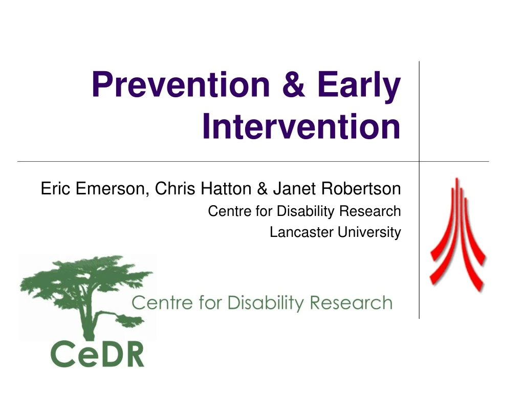 PPT - Prevention & Early Intervention PowerPoint Presentation, free ...