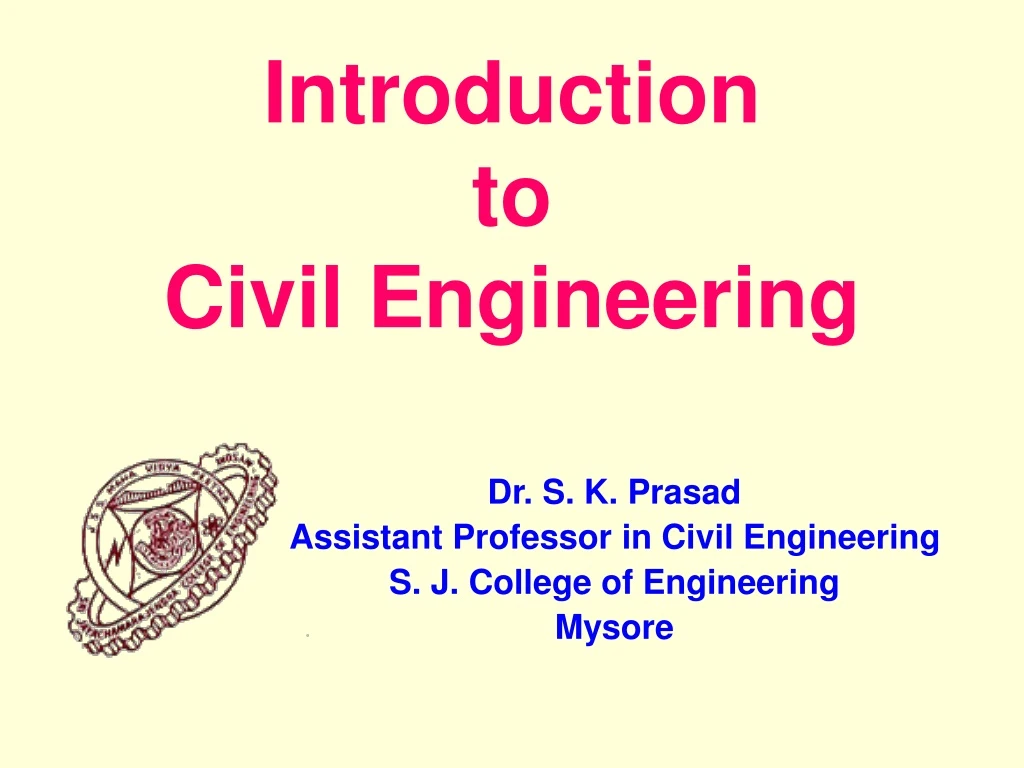 PPT - Introduction to Civil Engineering PowerPoint Presentation, free ...