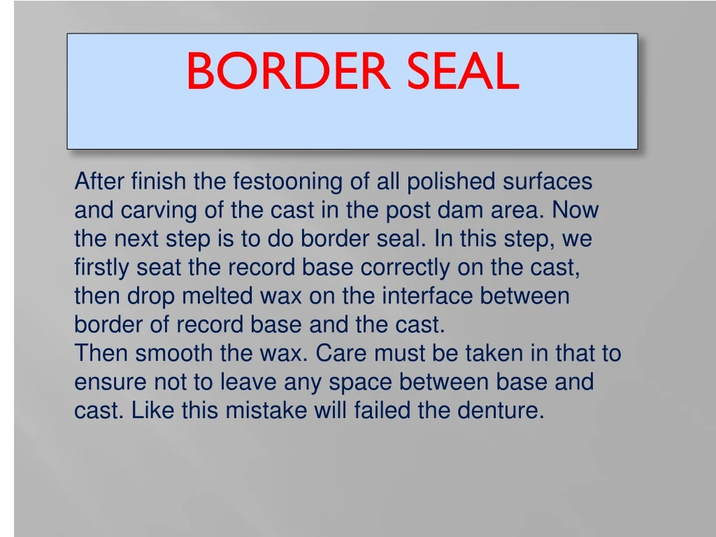 PPT - BORDER SEAL PowerPoint Presentation, free download - ID:9235800