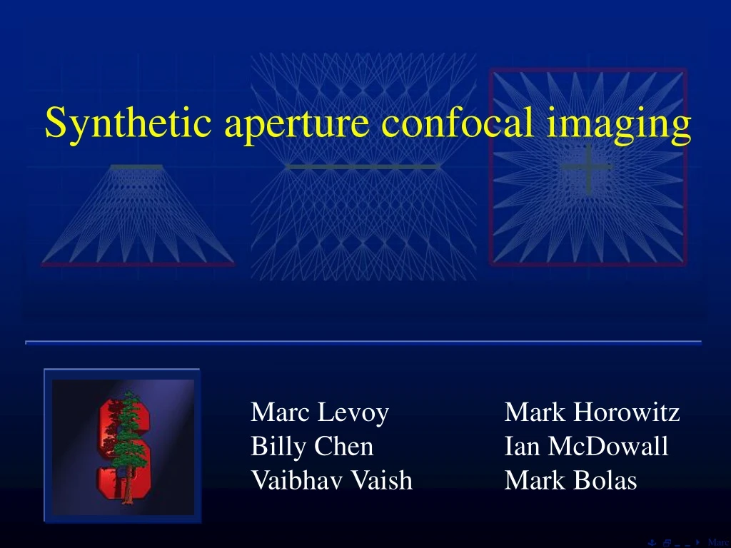 PPT - Synthetic aperture confocal imaging PowerPoint Presentation, free ...