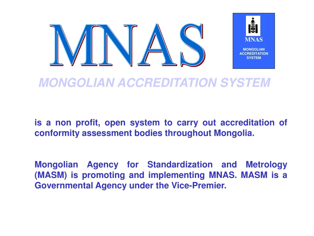 PPT - MONGOLIAN ACCREDITATION SYSTEM PowerPoint Presentation, free ...