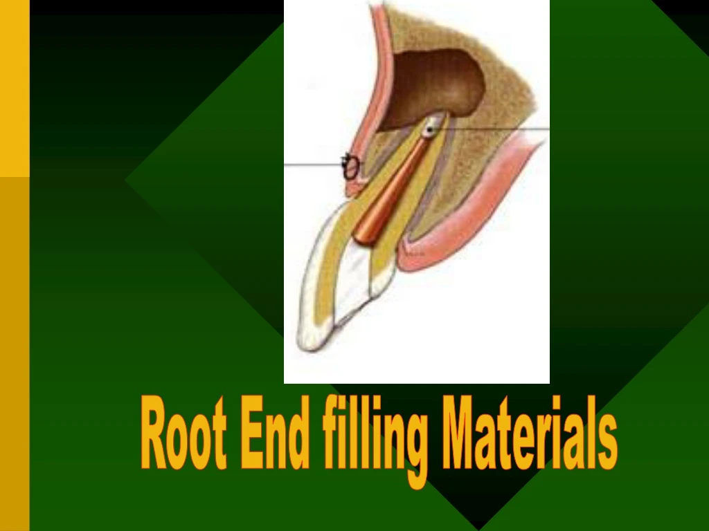 PPT - Root End filling Materials PowerPoint Presentation, free download ...