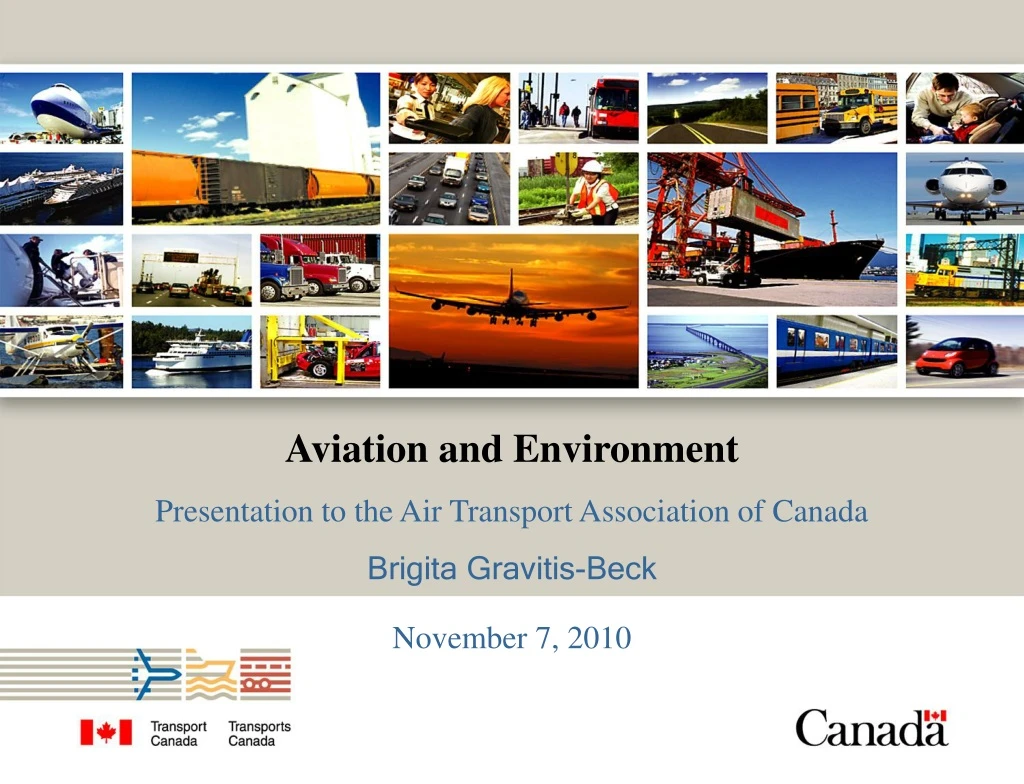 PPT - Aviation and Environment Presentation to the Air Transport ...