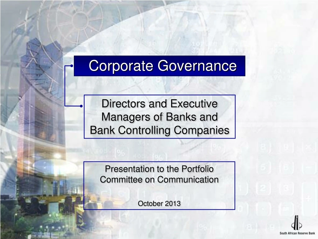 PPT - Corporate Governance PowerPoint Presentation, free download - ID ...