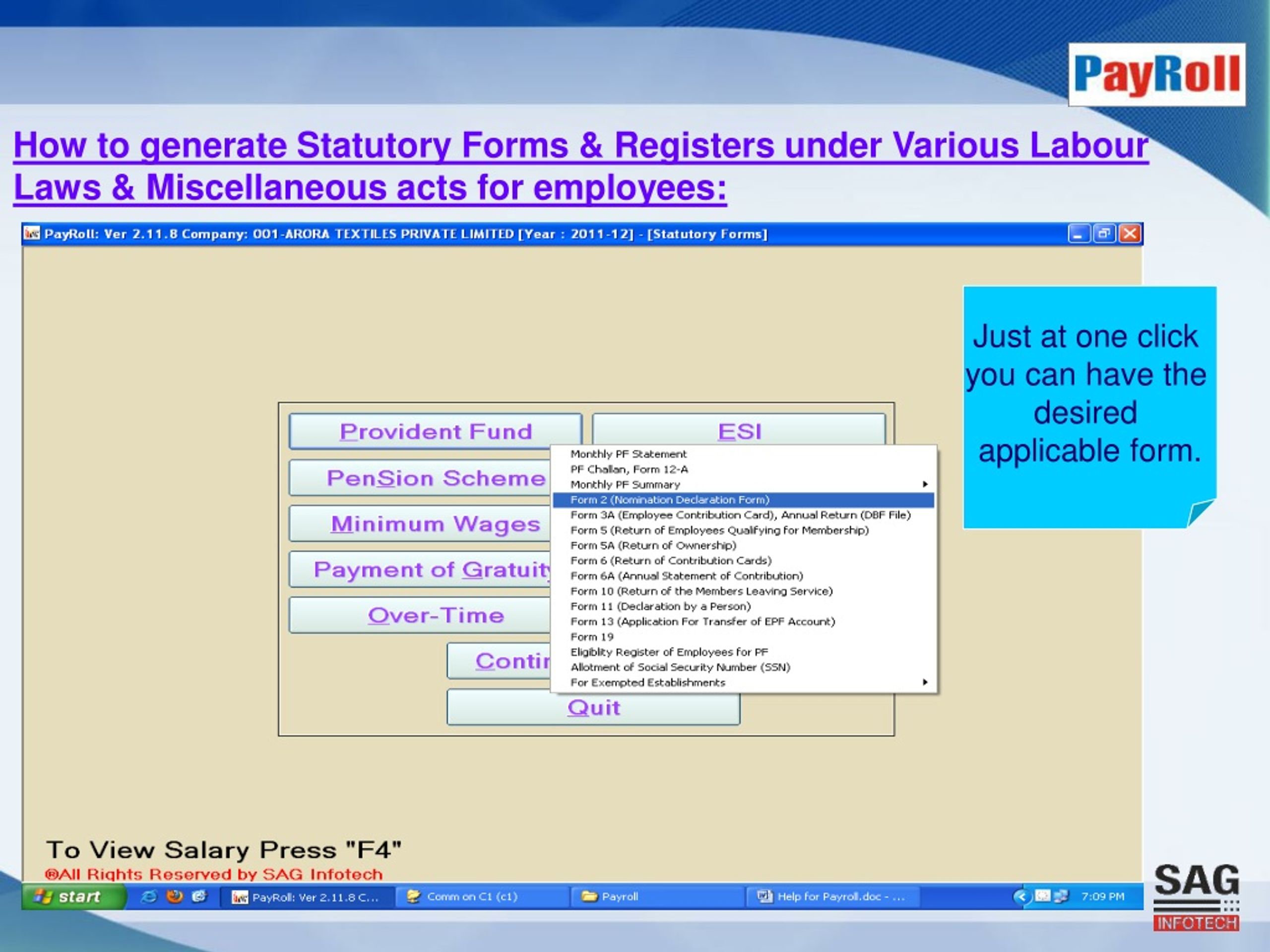 PPT - SAG Infotech Pvt. Ltd. - Software Solutions for Error-Free ...