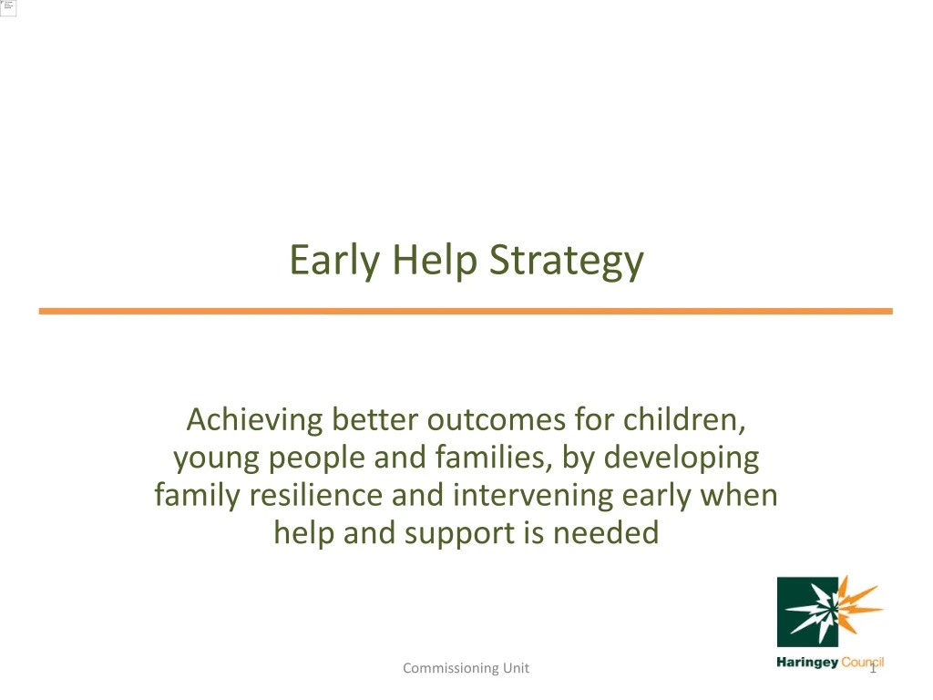 PPT - Early Help Strategy PowerPoint Presentation, free download - ID ...