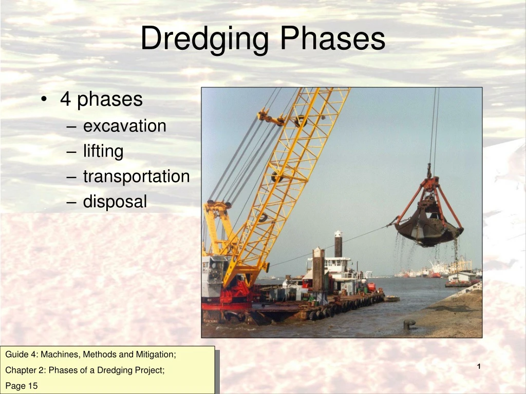 PPT - Dredging Phases PowerPoint Presentation, free download - ID:9243902