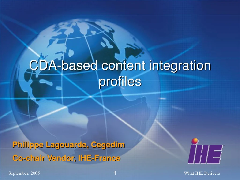 PPT - CDA-based content integration profiles PowerPoint Presentation ...