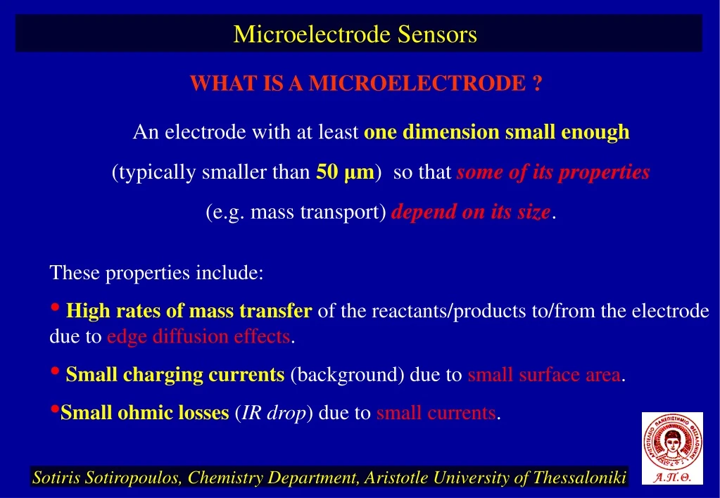 PPT - WHAT IS A MICROELECTRODE ? PowerPoint Presentation, free download ...