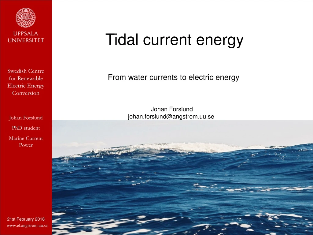 PPT - Tidal current energy PowerPoint Presentation, free download - ID ...