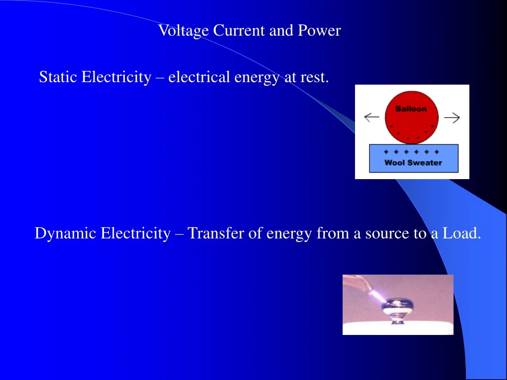 PPT - Voltage Current and Power PowerPoint Presentation, free download ...