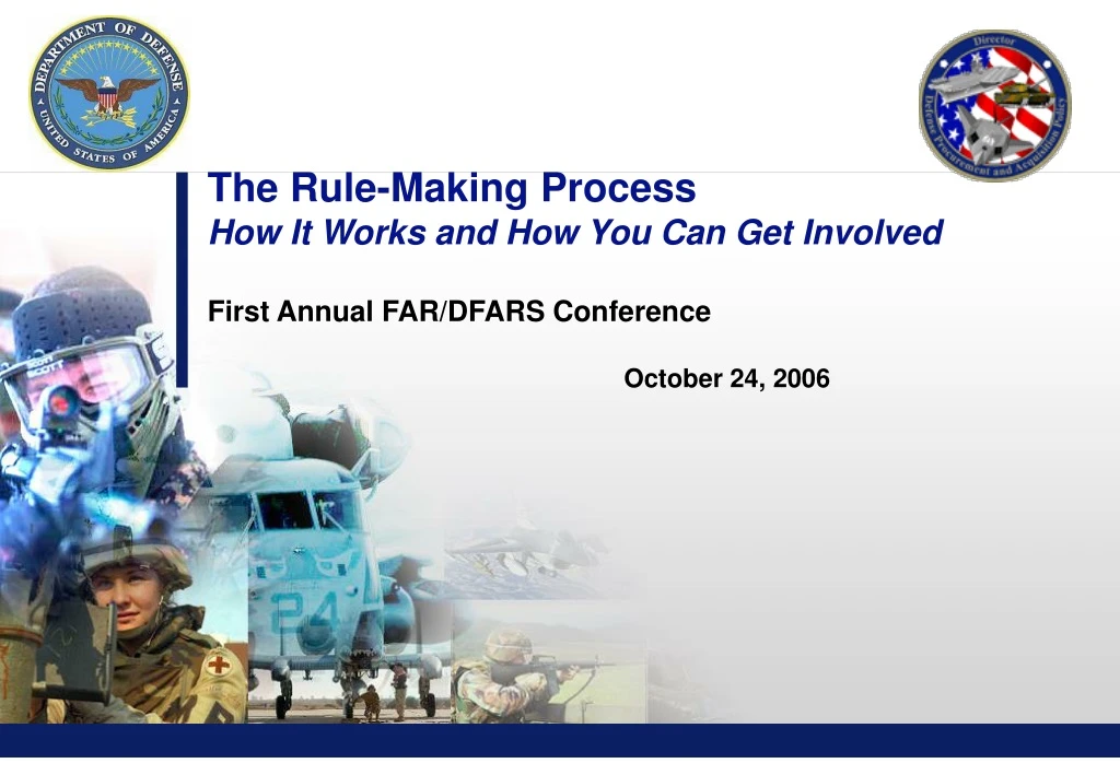 PPT - The Rule-Making Process How It Works and How You Can Get Involved ...