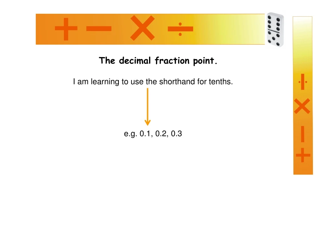 PPT - The decimal fraction point. PowerPoint Presentation, free ...