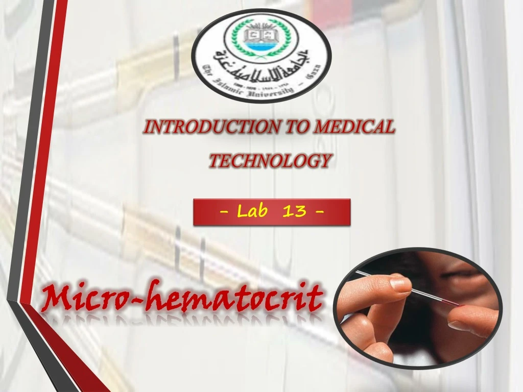 PPT - Micro-hematocrit PowerPoint Presentation, free download - ID:9250595