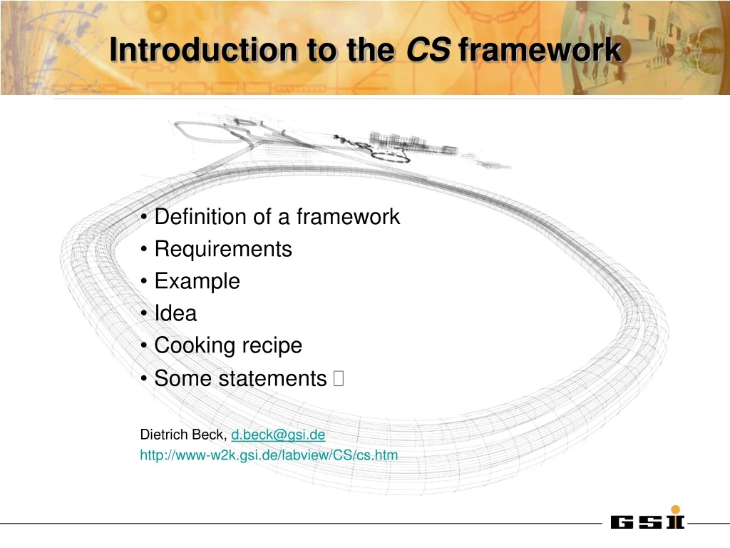 PPT - Introduction to the CS framework PowerPoint Presentation, free ...