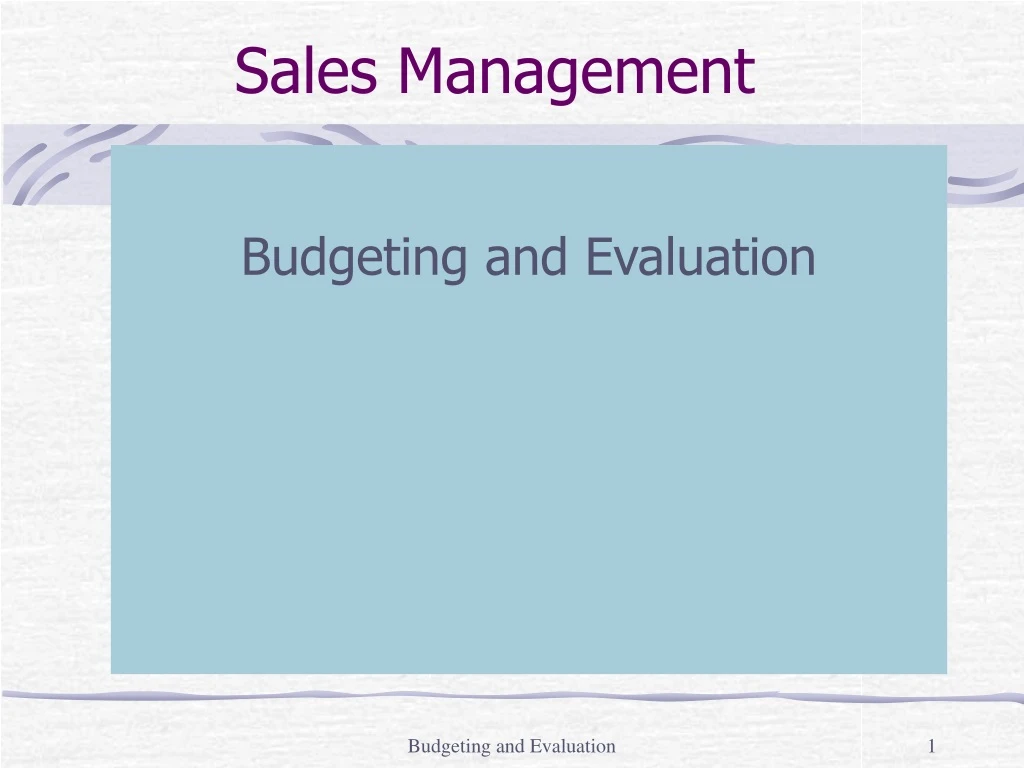 PPT - Sales Management PowerPoint Presentation, free download - ID:9254466