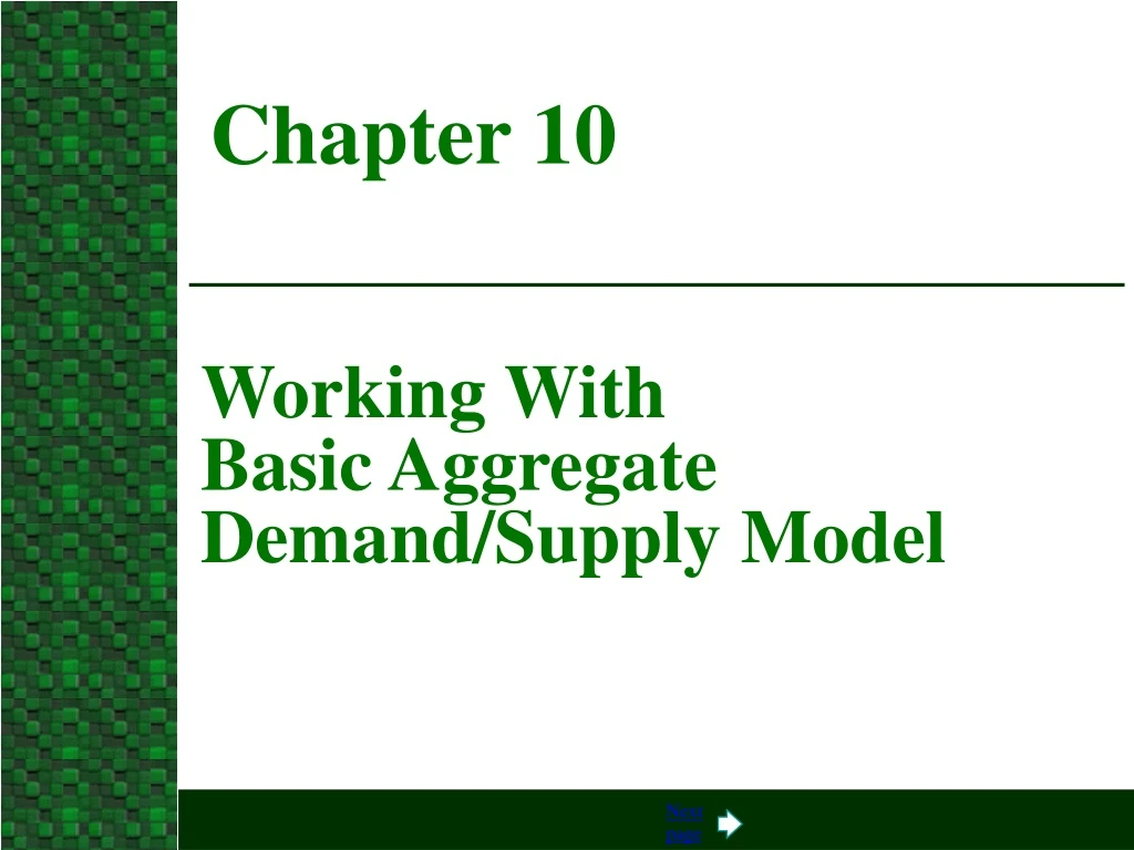 PPT - Working With Basic Aggregate Demand/Supply Model PowerPoint ...