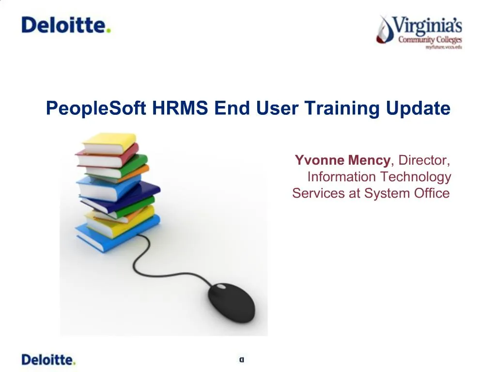 PPT - PeopleSoft HRMS End User Training Update PowerPoint Presentation ...