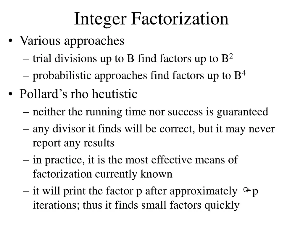 PPT - Integer Factorization PowerPoint Presentation, free download - ID:944388