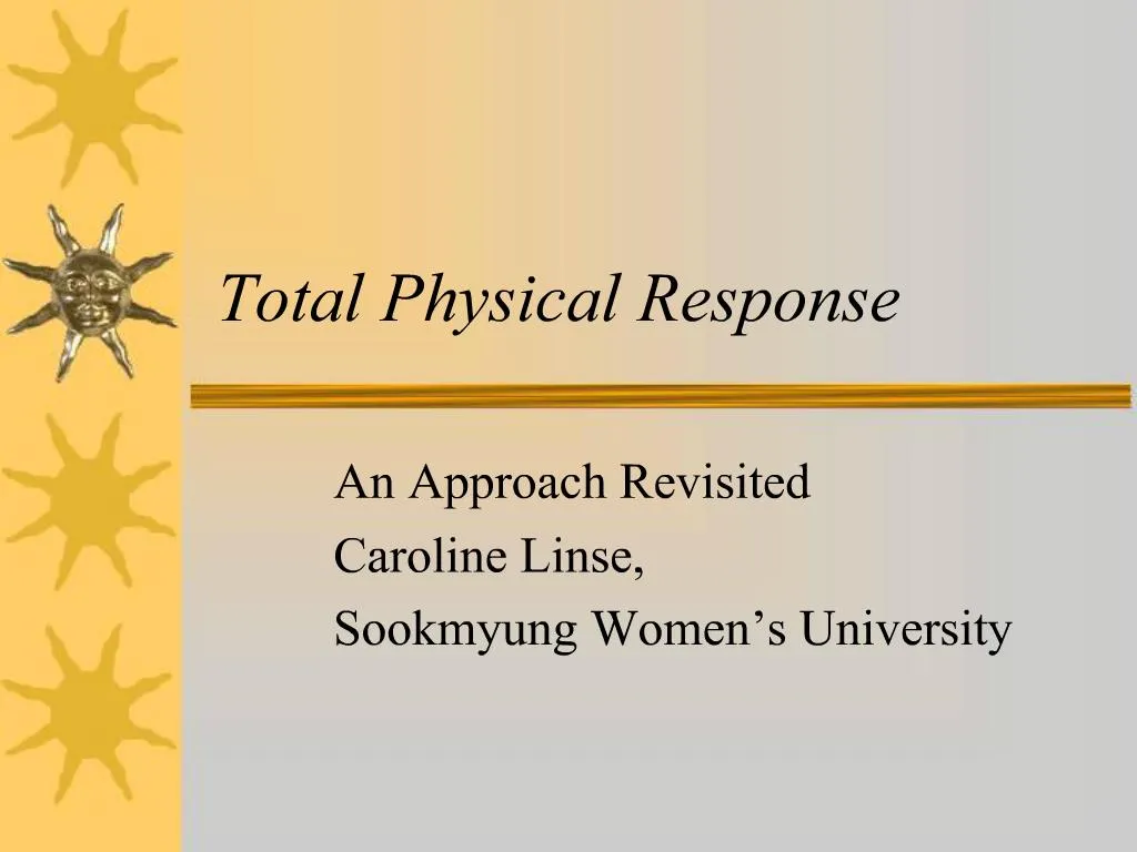 PPT - Total Physical Response PowerPoint Presentation, free download ...