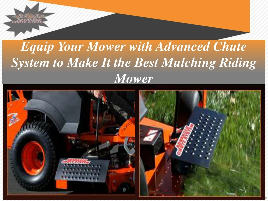 PPT - Equip Your Mower with Advanced Chute System to Make It the Best ...