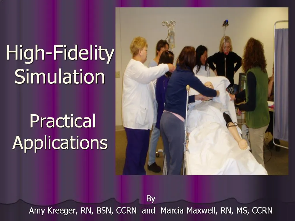 PPT - High-Fidelity Simulation Practical Applications PowerPoint ...
