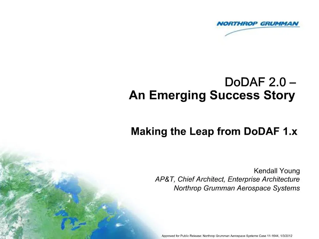 PPT - DoDAF 2.0 An Emerging Success Story PowerPoint Presentation, free ...