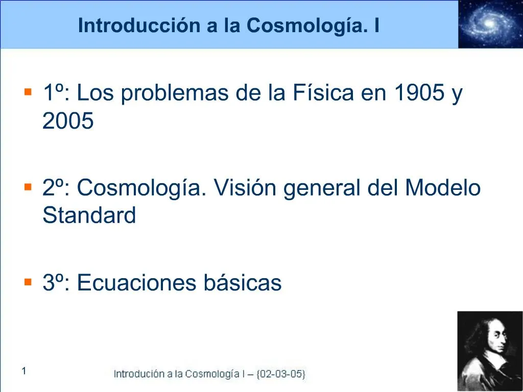 PPT - Introducci n a la Cosmolog a. I PowerPoint Presentation, free ...
