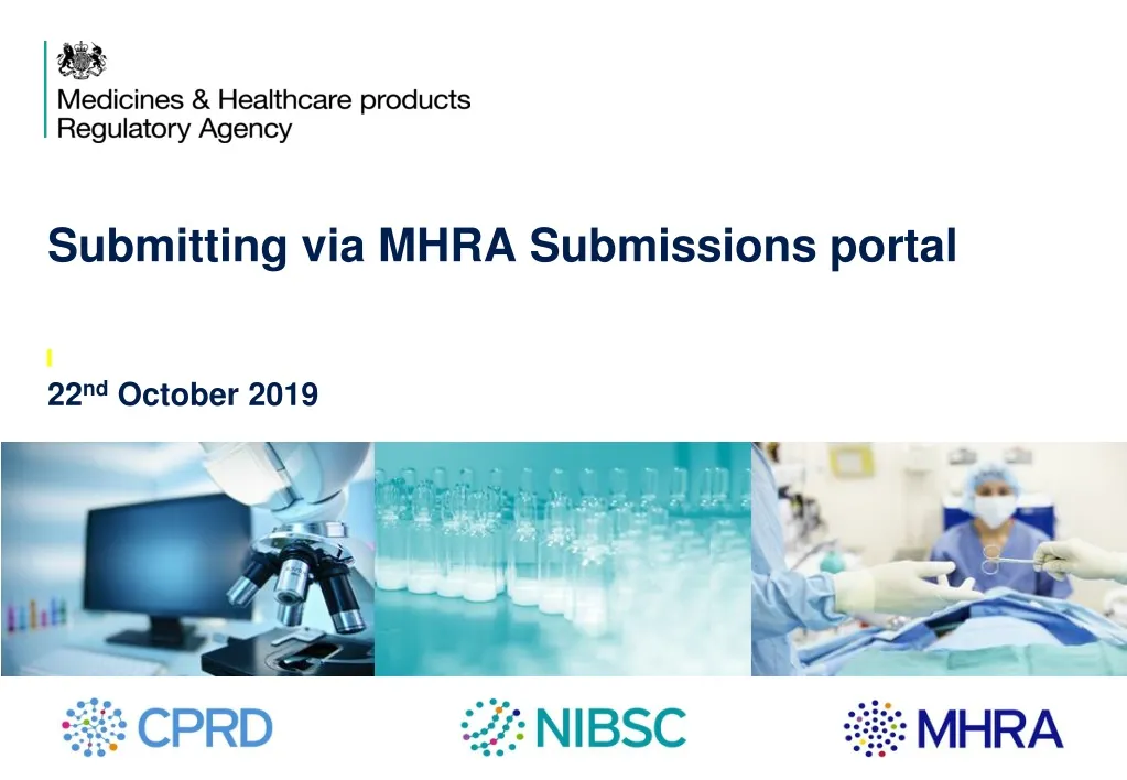 PPT - Submitting via MHRA Submissions portal PowerPoint Presentation ...