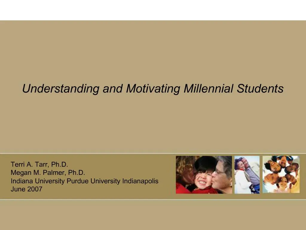 PPT - Understanding and Motivating Millennial Students PowerPoint ...