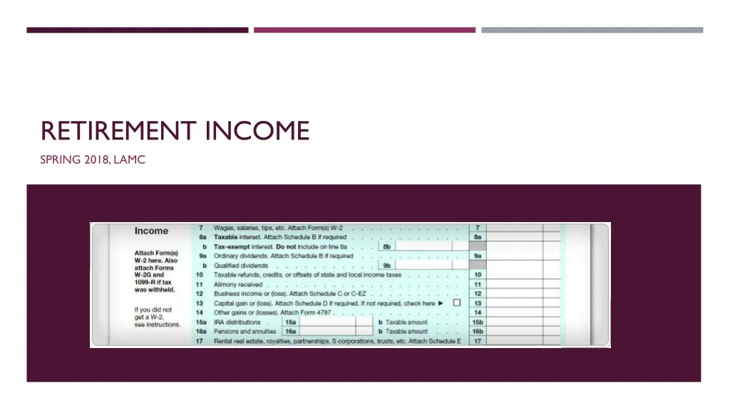 PPT - Retirement income PowerPoint Presentation, free download - ID:958210