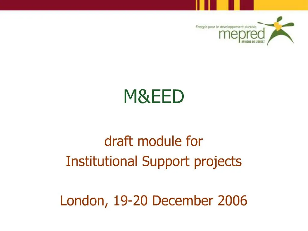 PPT - MEED PowerPoint Presentation, free download - ID:963617