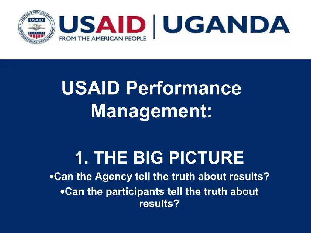 PPT - USAID Performance Management: PowerPoint Presentation, free ...