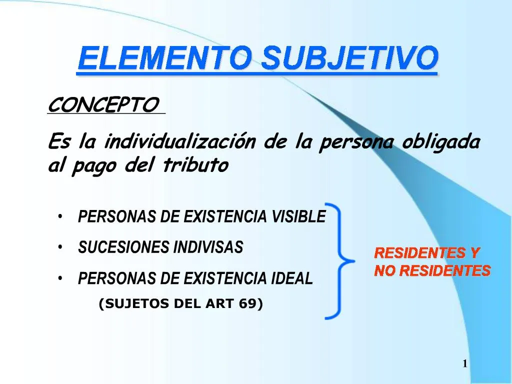 PPT - ELEMENTO SUBJETIVO PowerPoint Presentation, free download - ID:965169