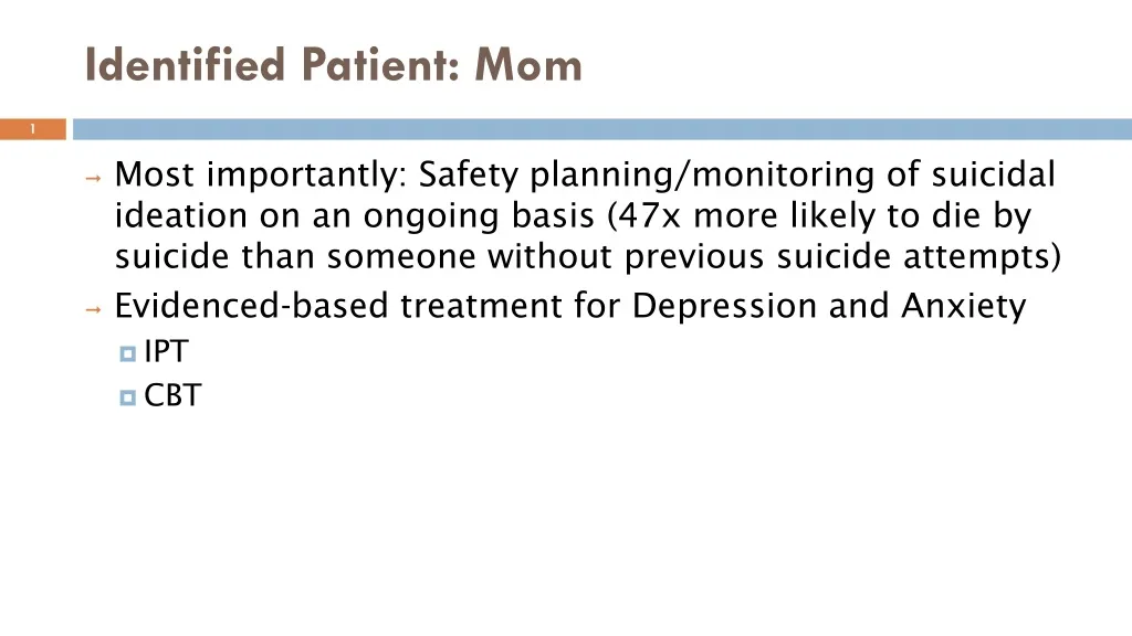PPT - Identified Patient: Mom PowerPoint Presentation, free download ...