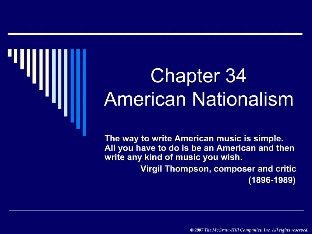 PPT - Chapter 34 American Nationalism PowerPoint Presentation, free ...