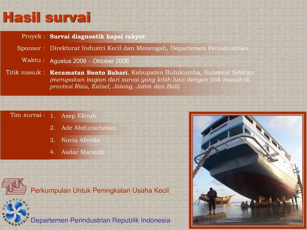 PPT - Hasil survai PowerPoint Presentation, free download - ID:990013