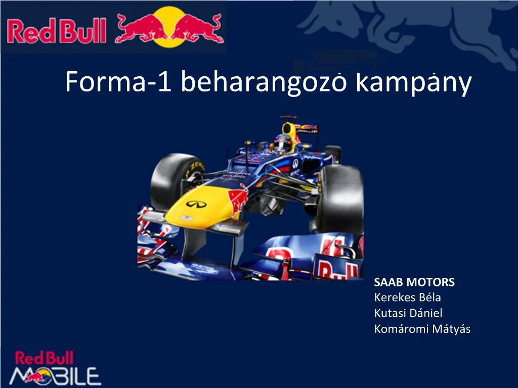 PPT - Forma-1 beharangoz kamp ny PowerPoint Presentation, free download ...