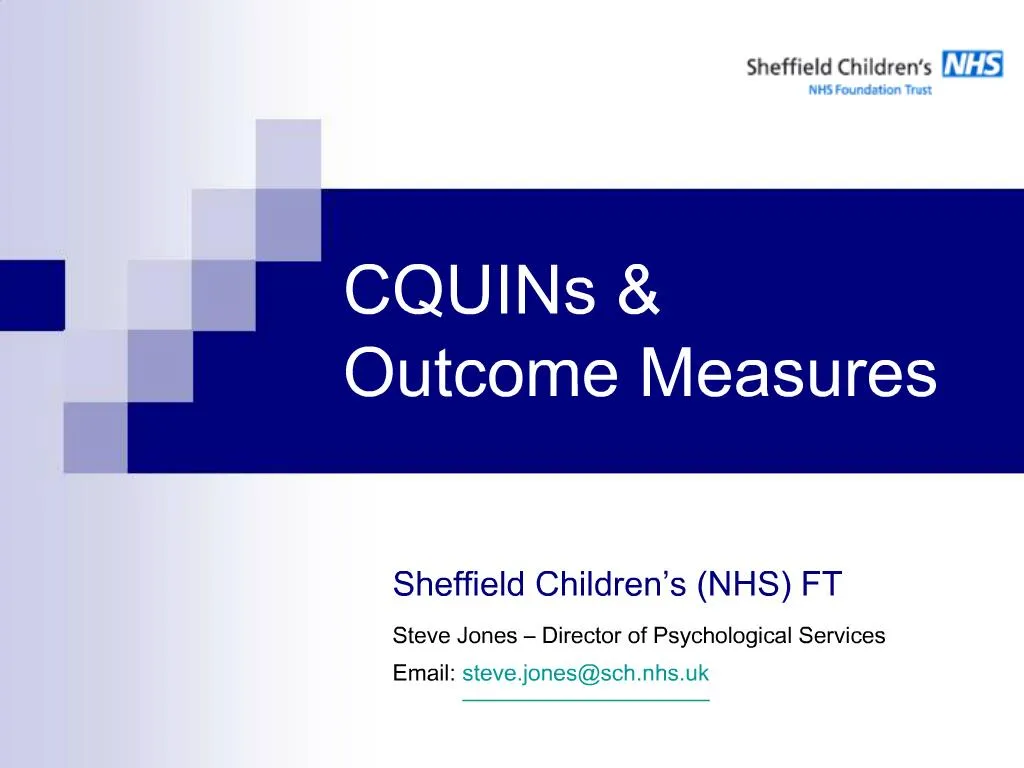 PPT - CQUINs Outcome Measures PowerPoint Presentation, free download ...