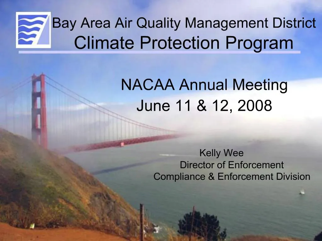 PPT - Bay Area Air Quality Management District Climate Protection ...