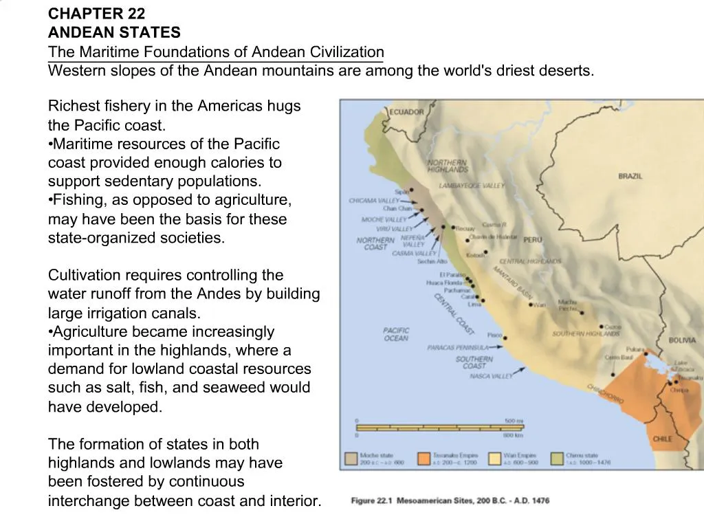 PPT - CHAPTER 22 ANDEAN STATES The Maritime Foundations of Andean ...