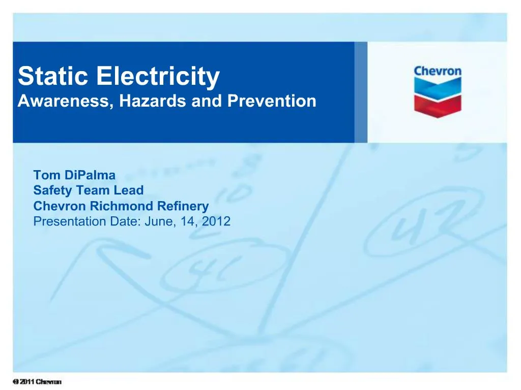 PPT - Static Electricity Awareness, Hazards and Prevention PowerPoint ...