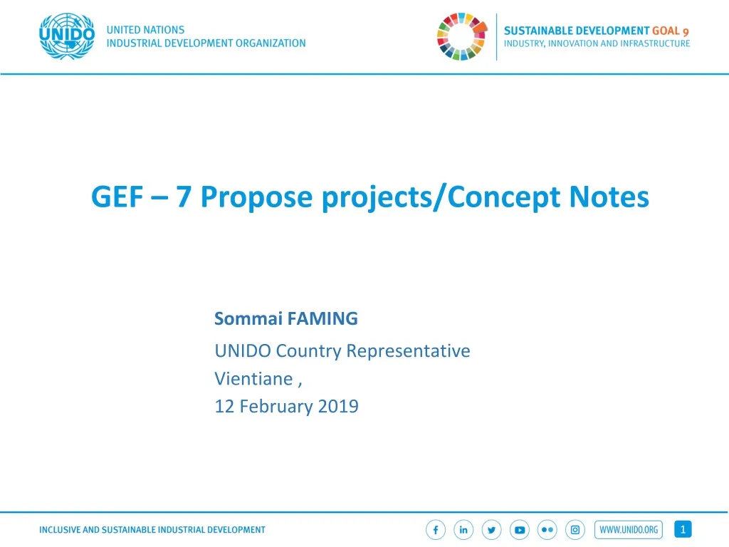PPT - GEF – 7 Propose projects/Concept Notes PowerPoint Presentation ...