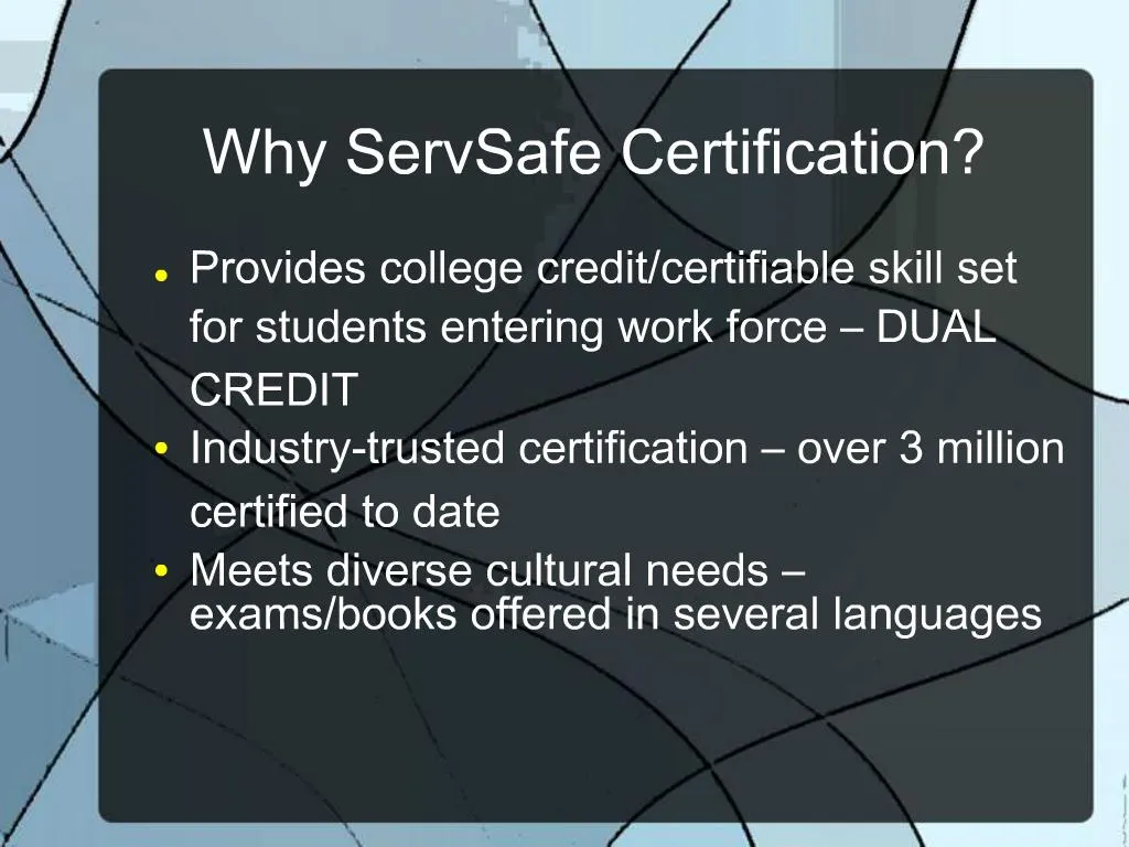 PPT - Why ServSafe Certification PowerPoint Presentation, free download ...
